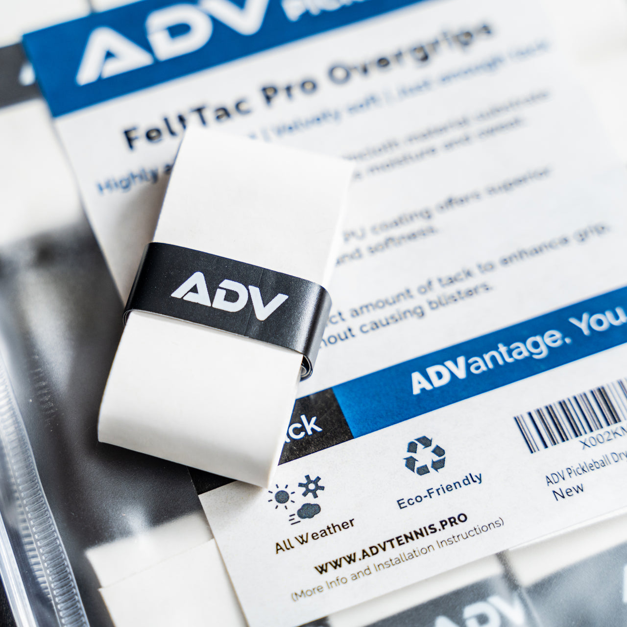 Pickleball Overgrip Tape - FeltTac Dry - 12 Pack